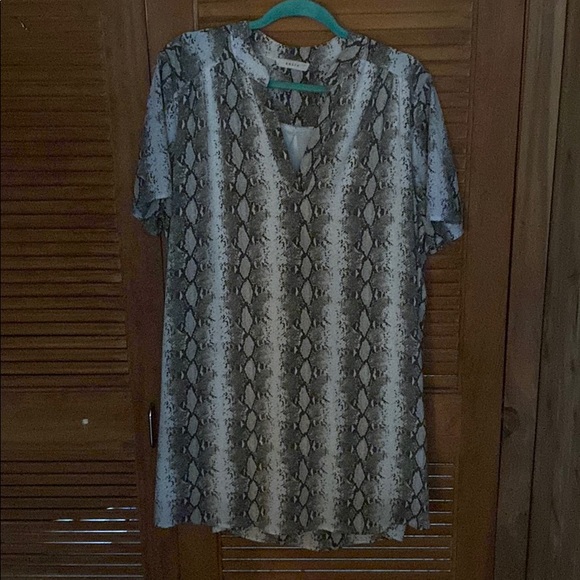 entro | Dresses | Entro Snake Skin Dress | Poshmark